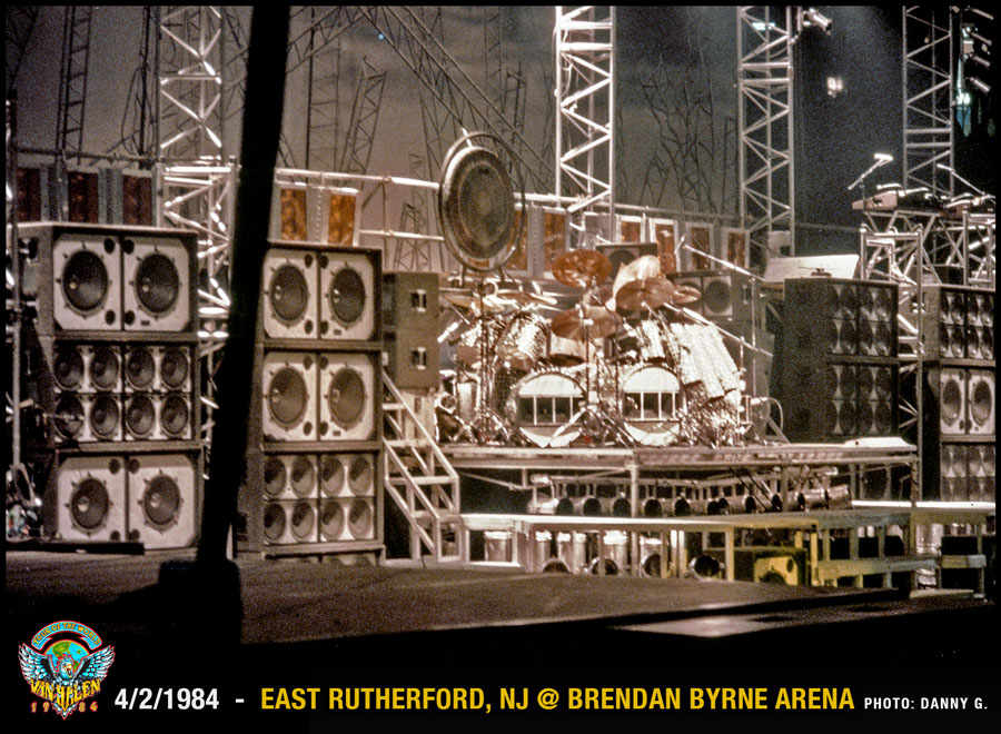 Van Halen Stage Setup Alex Van Halen Announces 'Brothers' Book Tour