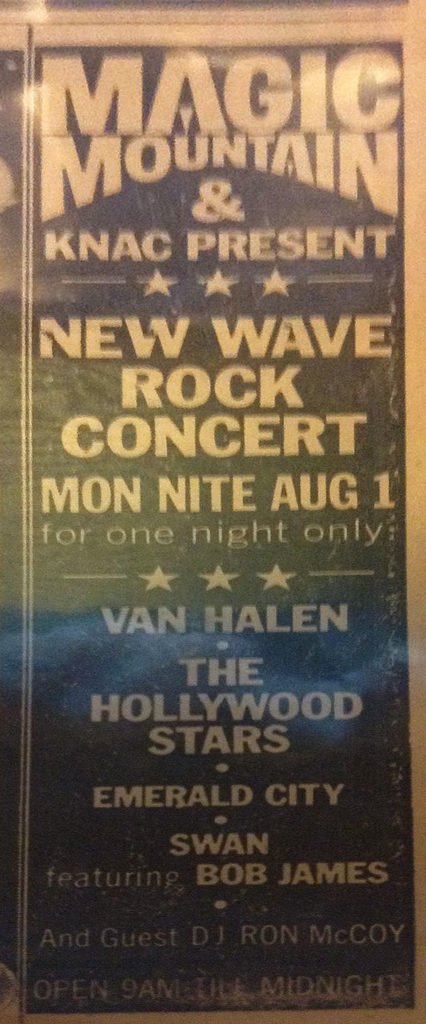 Van Halen - 8/1/1977 - Valencia, CA @ Magic Mountain